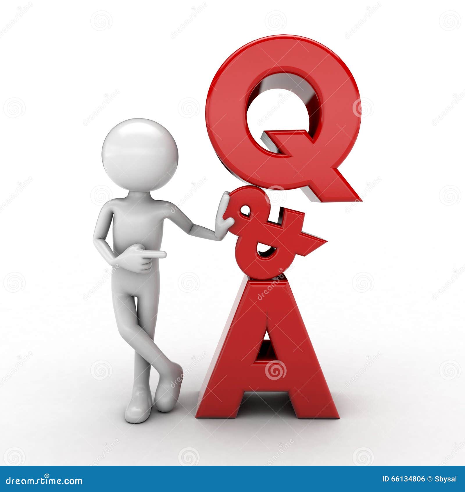 Questions and Answers MAN stock illustration. Illustration of faqs ...