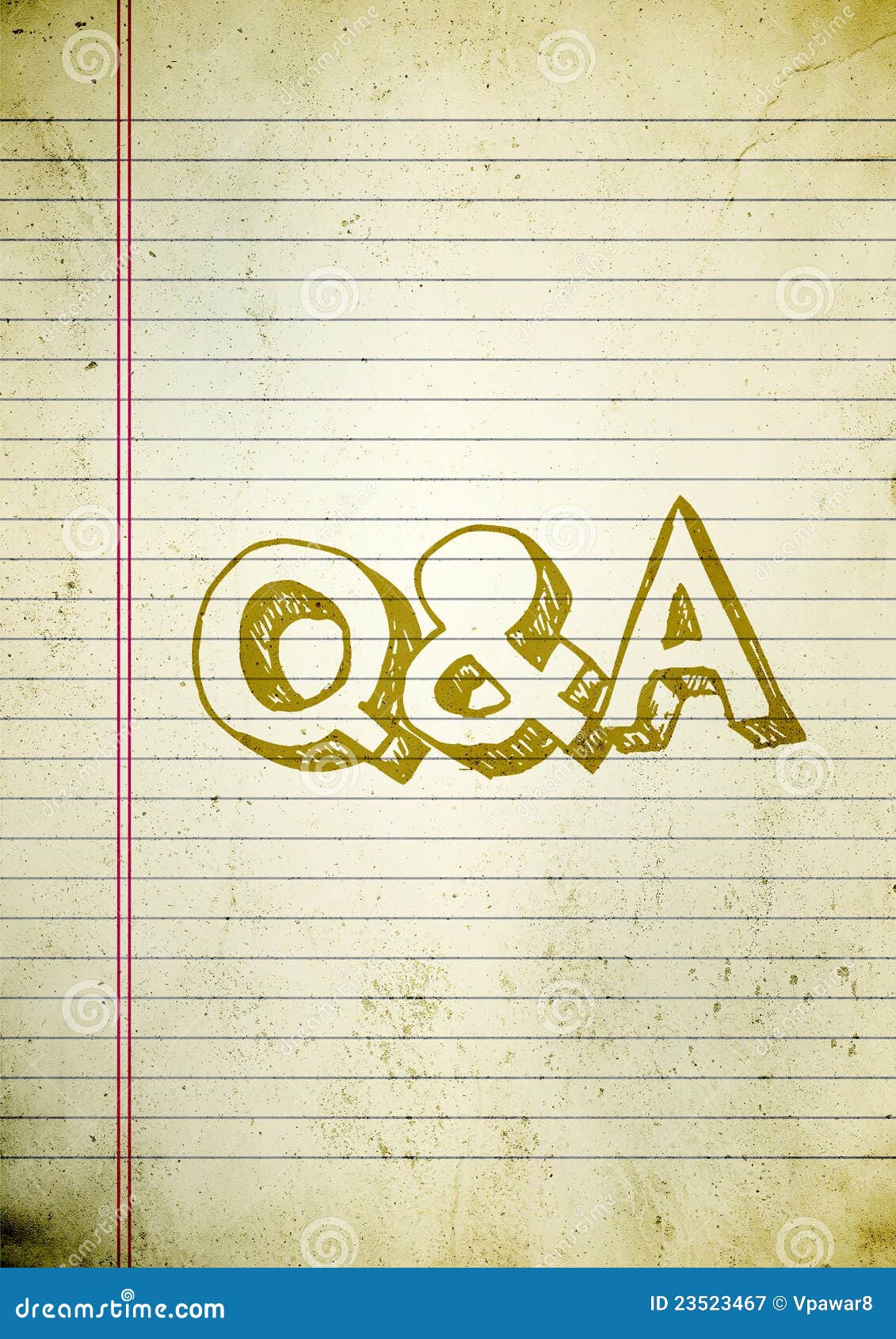 Questions and Answers Paper Stock Illustration - Illustration of ...