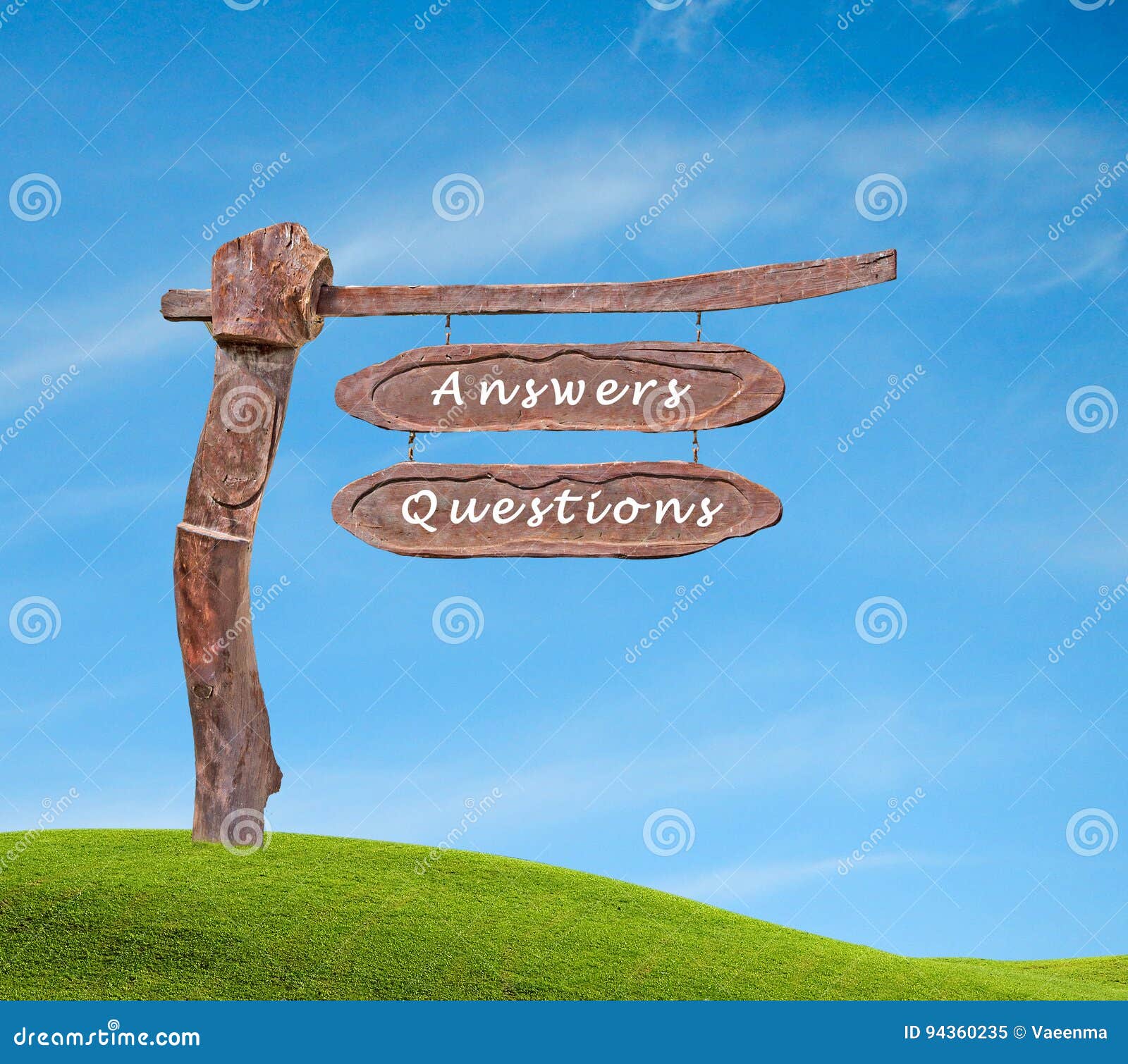 Questions and answers stock image. Image of closeup, sign - 94360235