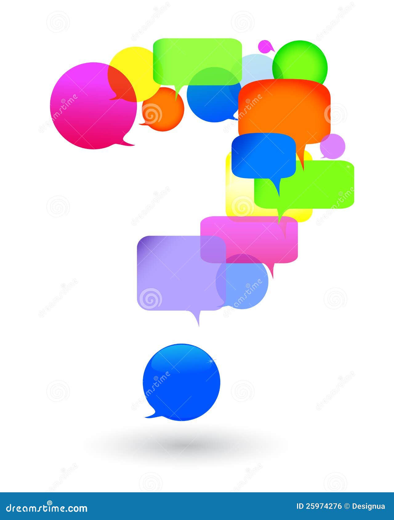 Questions and Answers. Speech Bubble Stock Vector - Illustration of ...