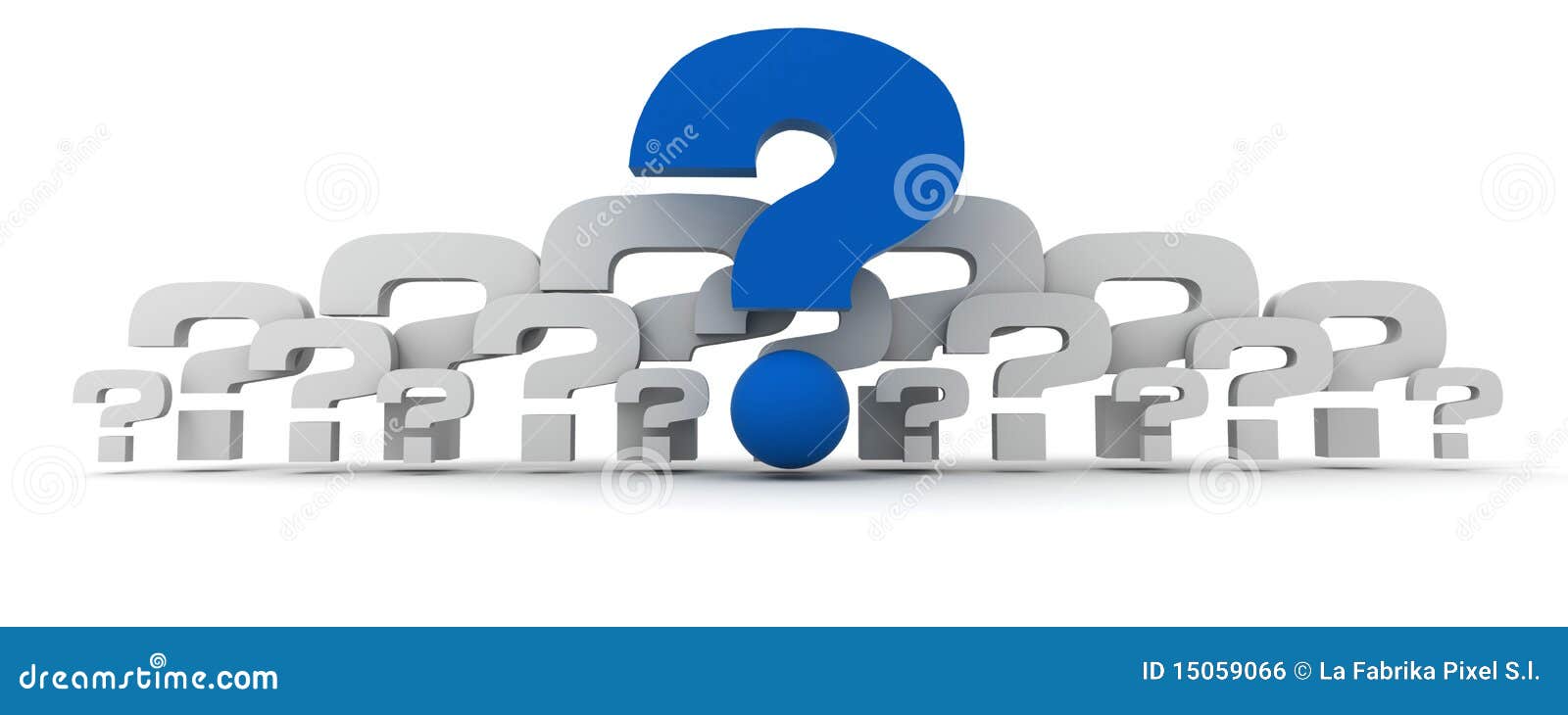 Questions in Blue and White Stock Illustration - Illustration of blue ...