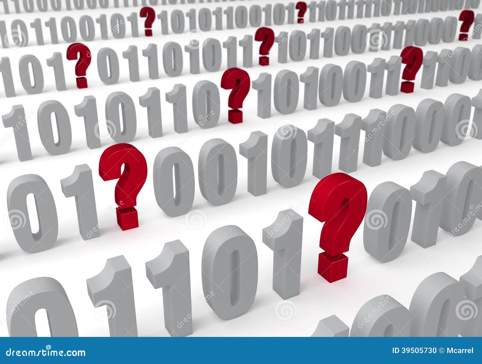 Questions in the Data stock illustration. Illustration of digit - 39505730