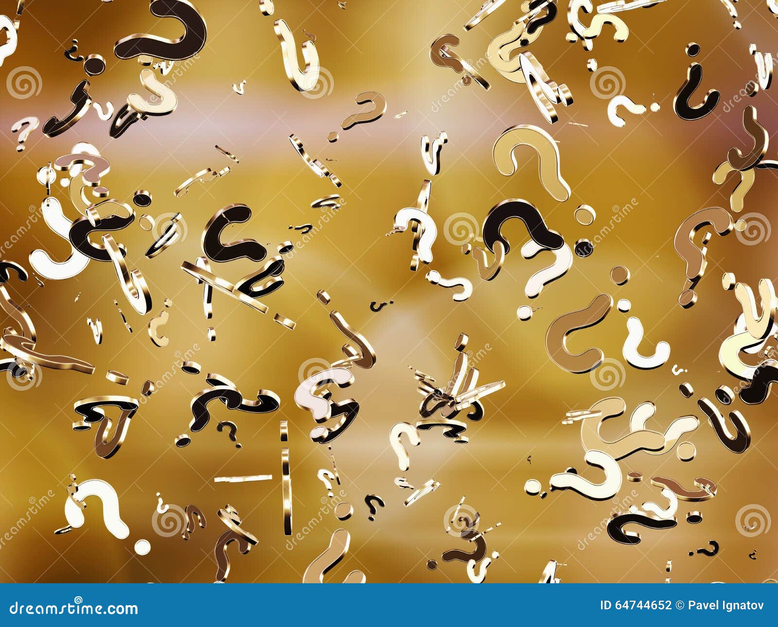 Row Of Falling Interrogation Marks Royalty-Free Stock Image ...