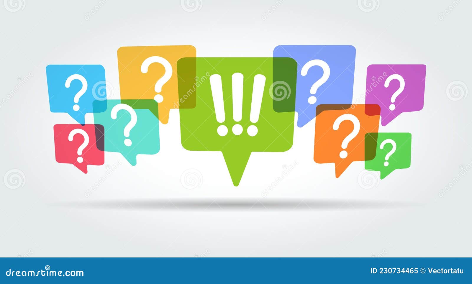 Questions and idea concept stock vector. Illustration of nature - 230734465