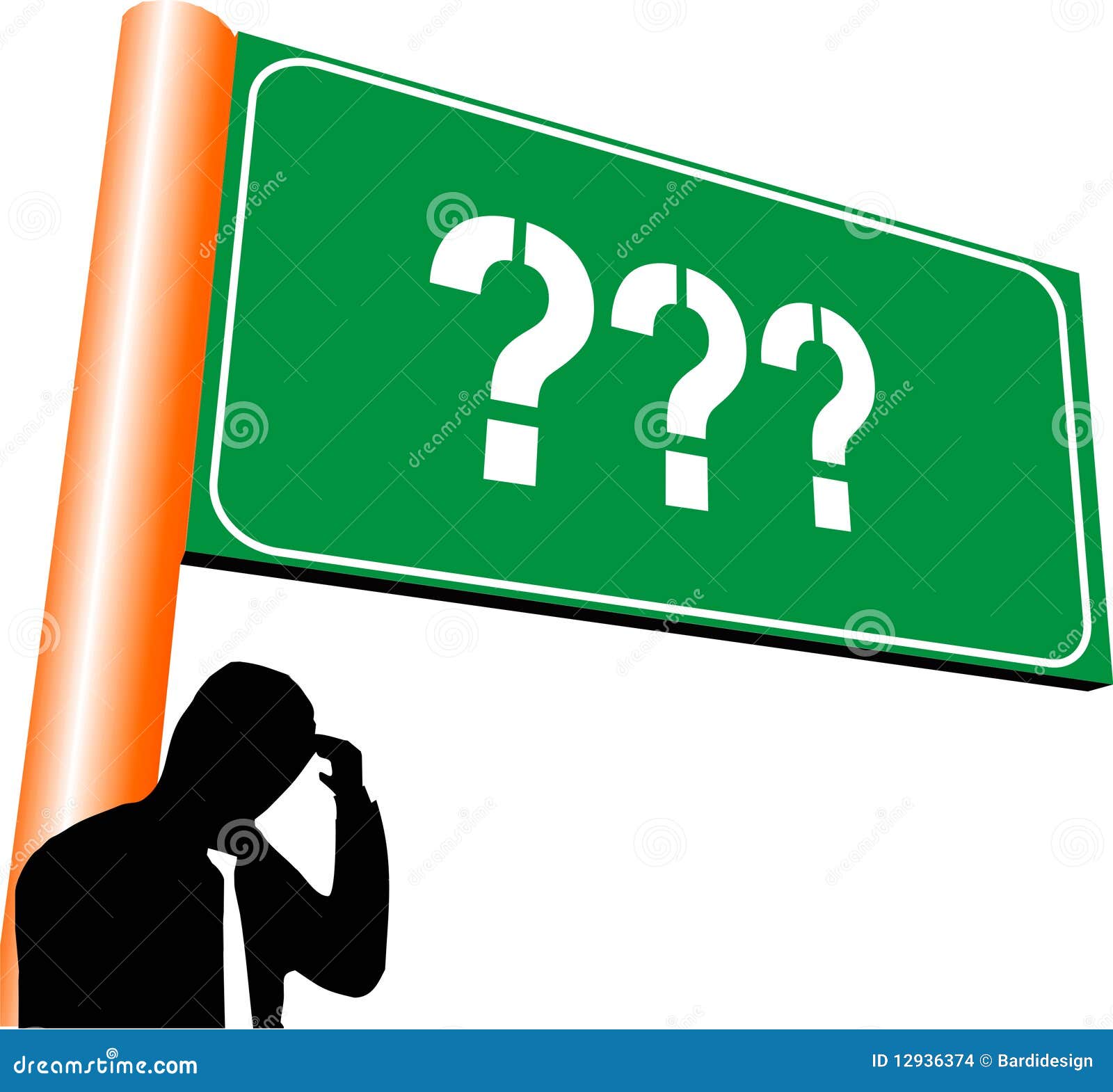 Questions mark and doubt stock illustration. Illustration of rule ...