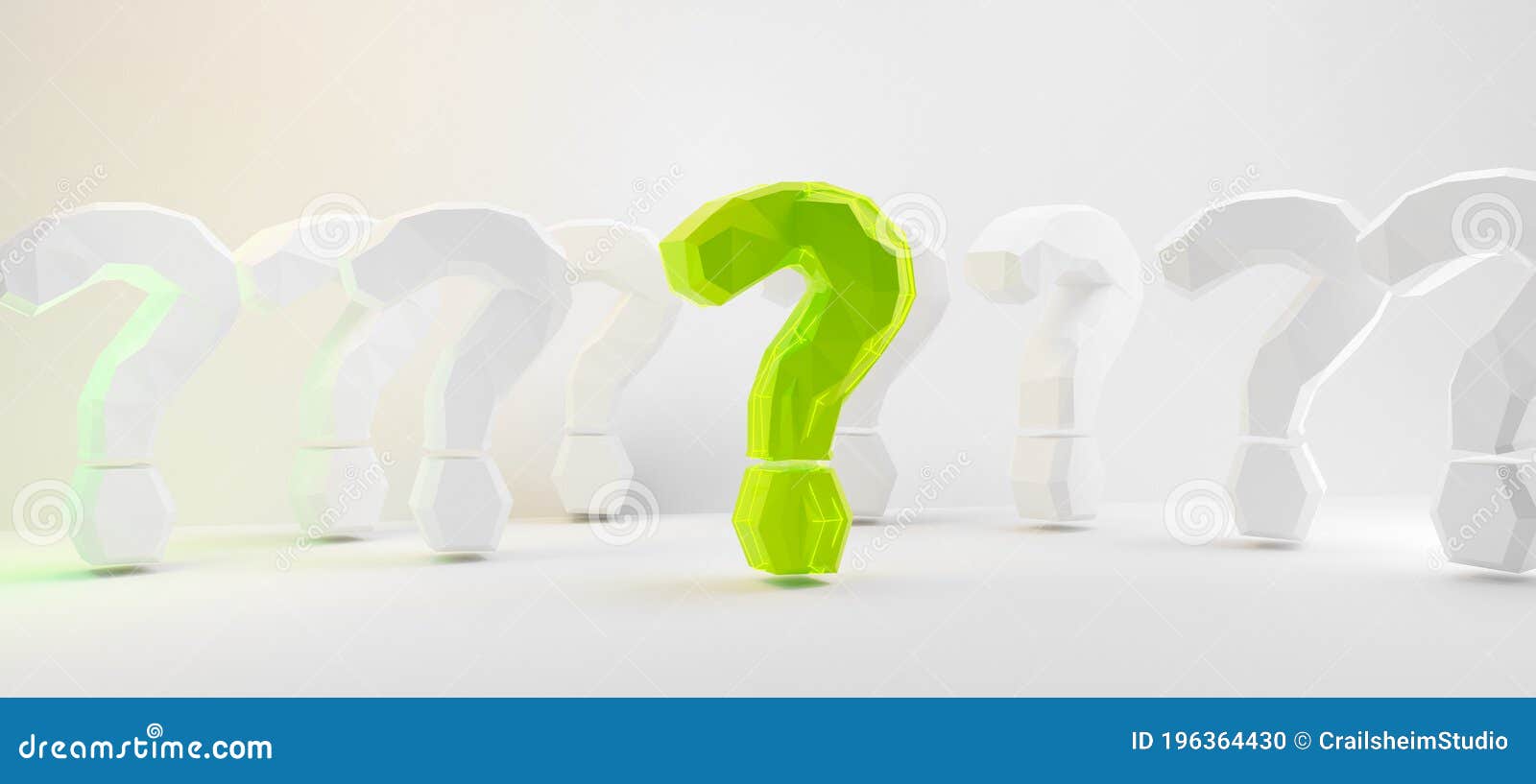 Questions Marks Modern and Light Grey White Background Graphic 3d ...