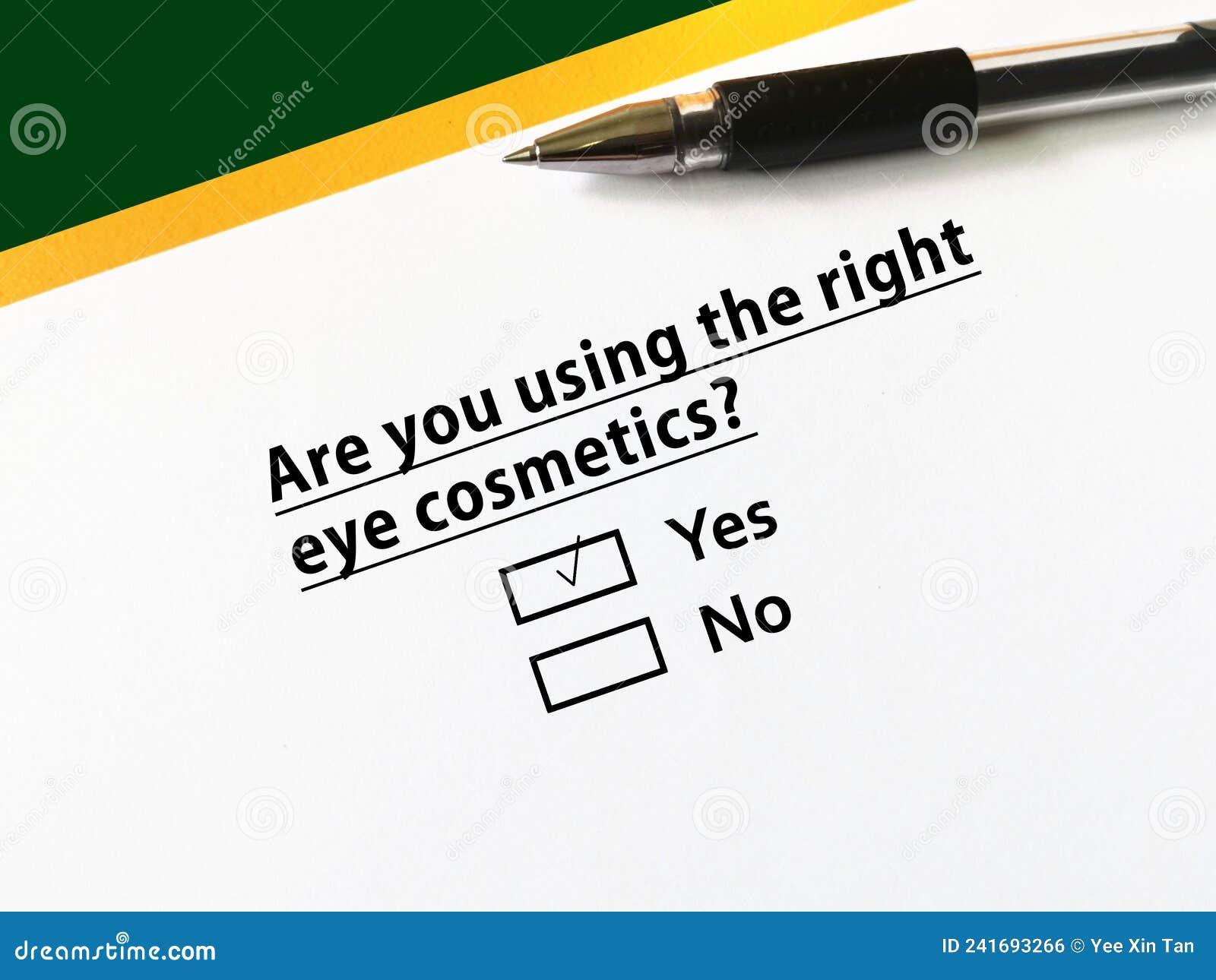 Questions about Right Cosmetics Stock Photo - Image of material, choose ...