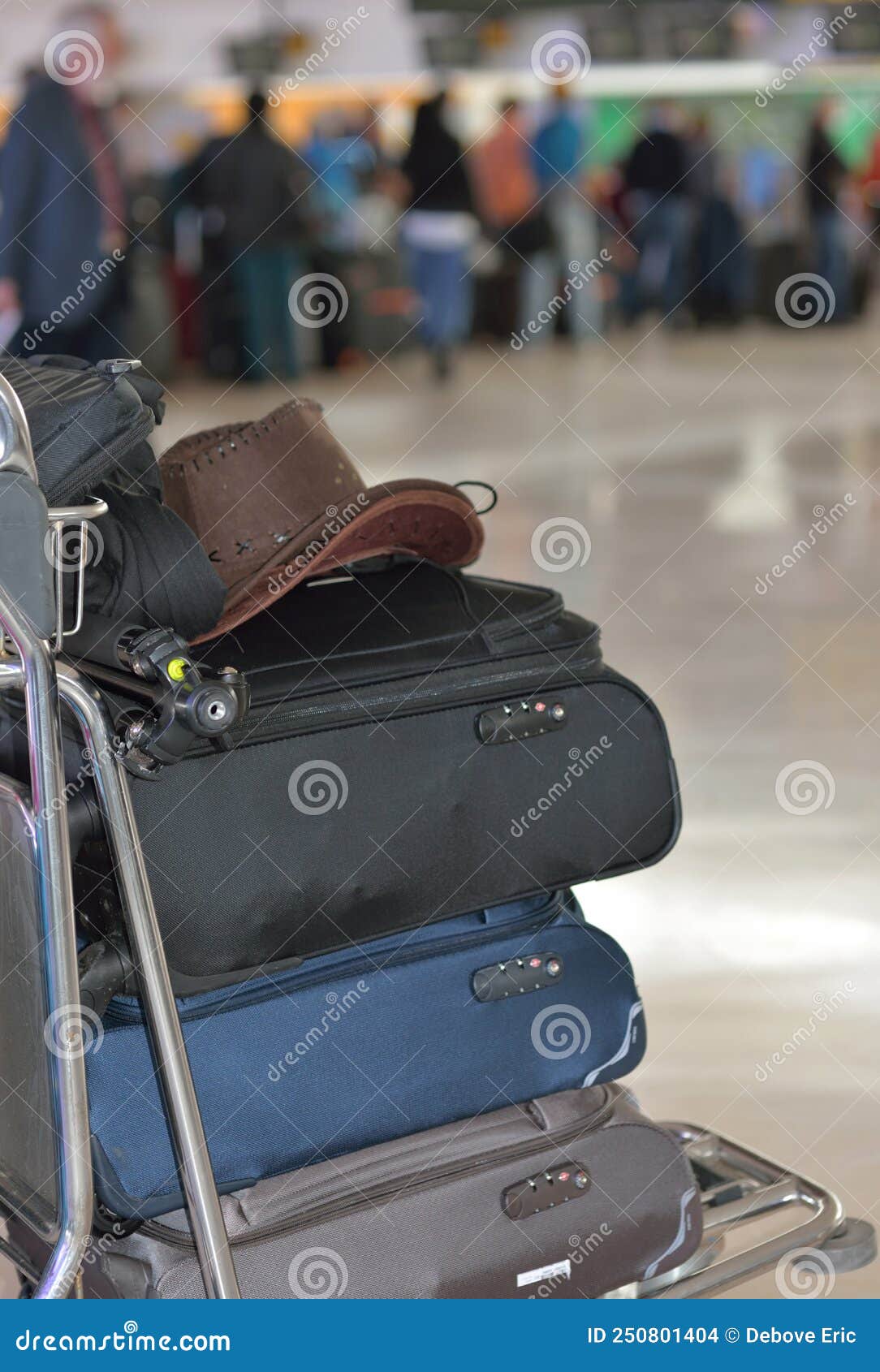 Queue at the Airport for Baggage Check-in Stock Photo - Image of ...