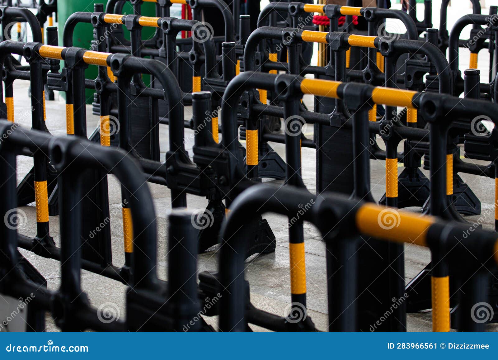 Queue Barriers, Queue Management , Crowd Control Queue Stock Image ...