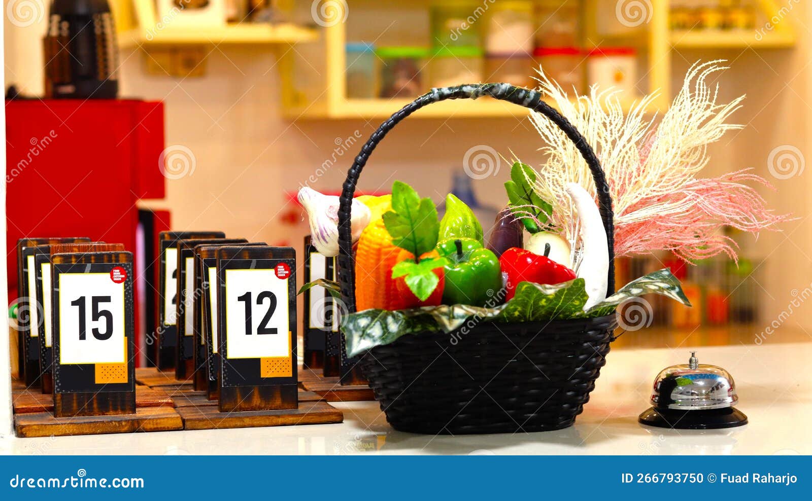 Queue Boards and Some Properties of Restaurant Stock Photo - Image of ...
