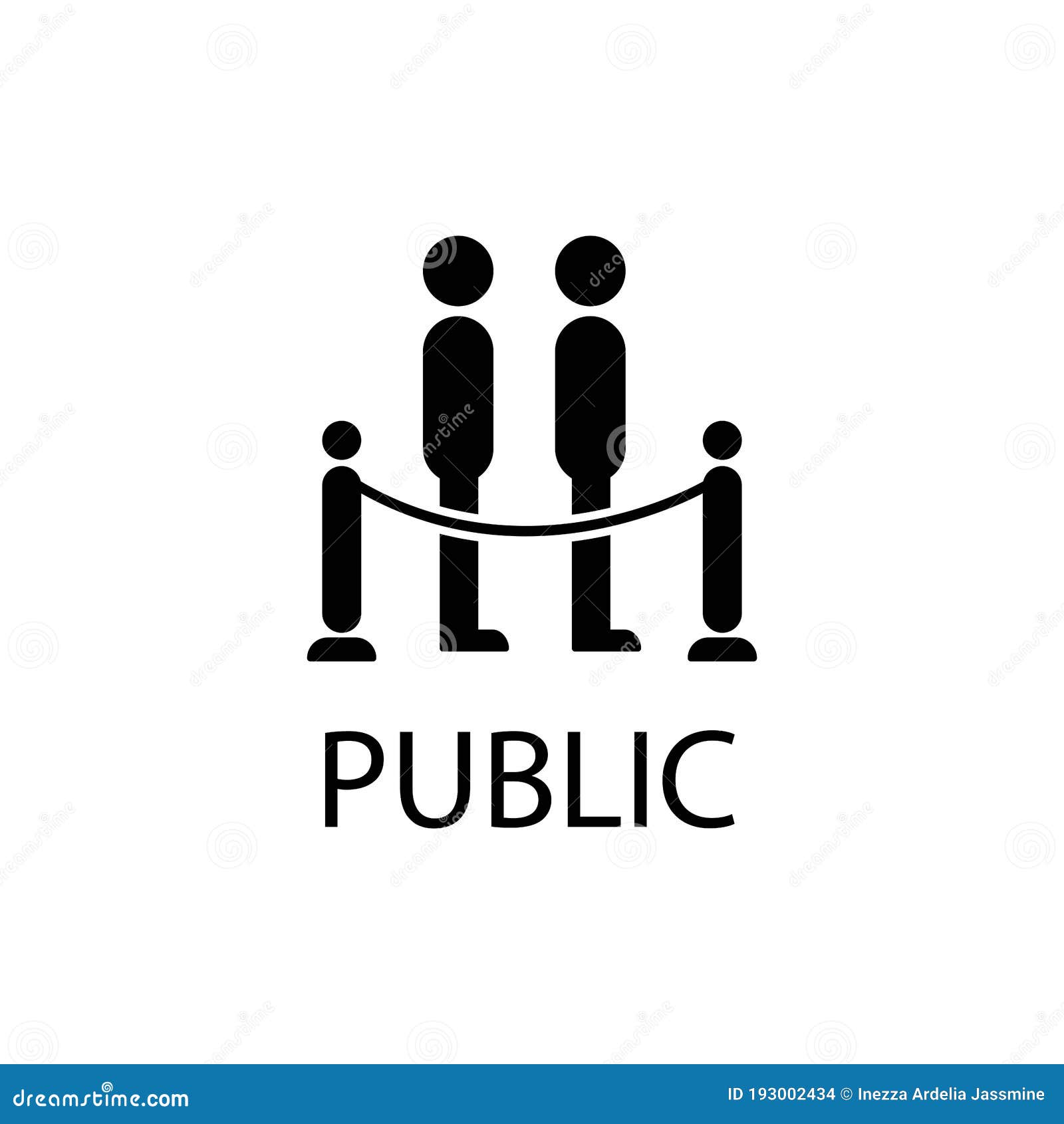 Queue Icon, Symbol Line Design Template Stock Vector - Illustration of ...