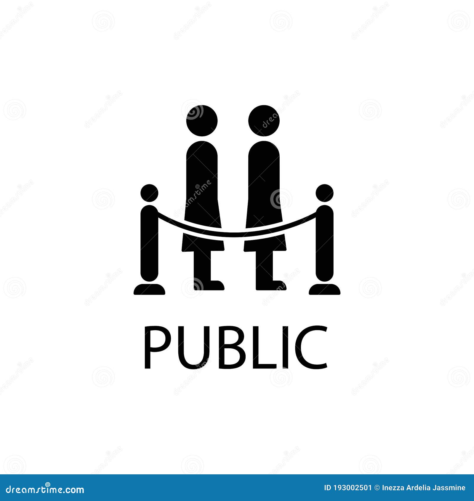 Queue Icon, Symbol Line Design Template Stock Vector - Illustration of ...