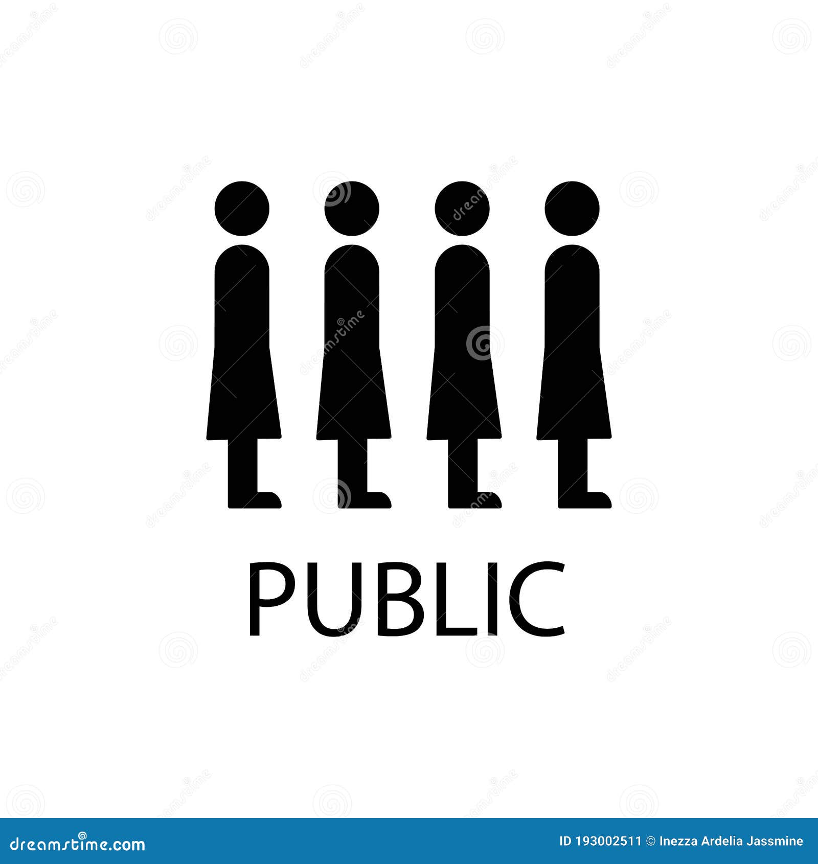 Queue Icon, Symbol Line Design Template Stock Vector - Illustration of ...