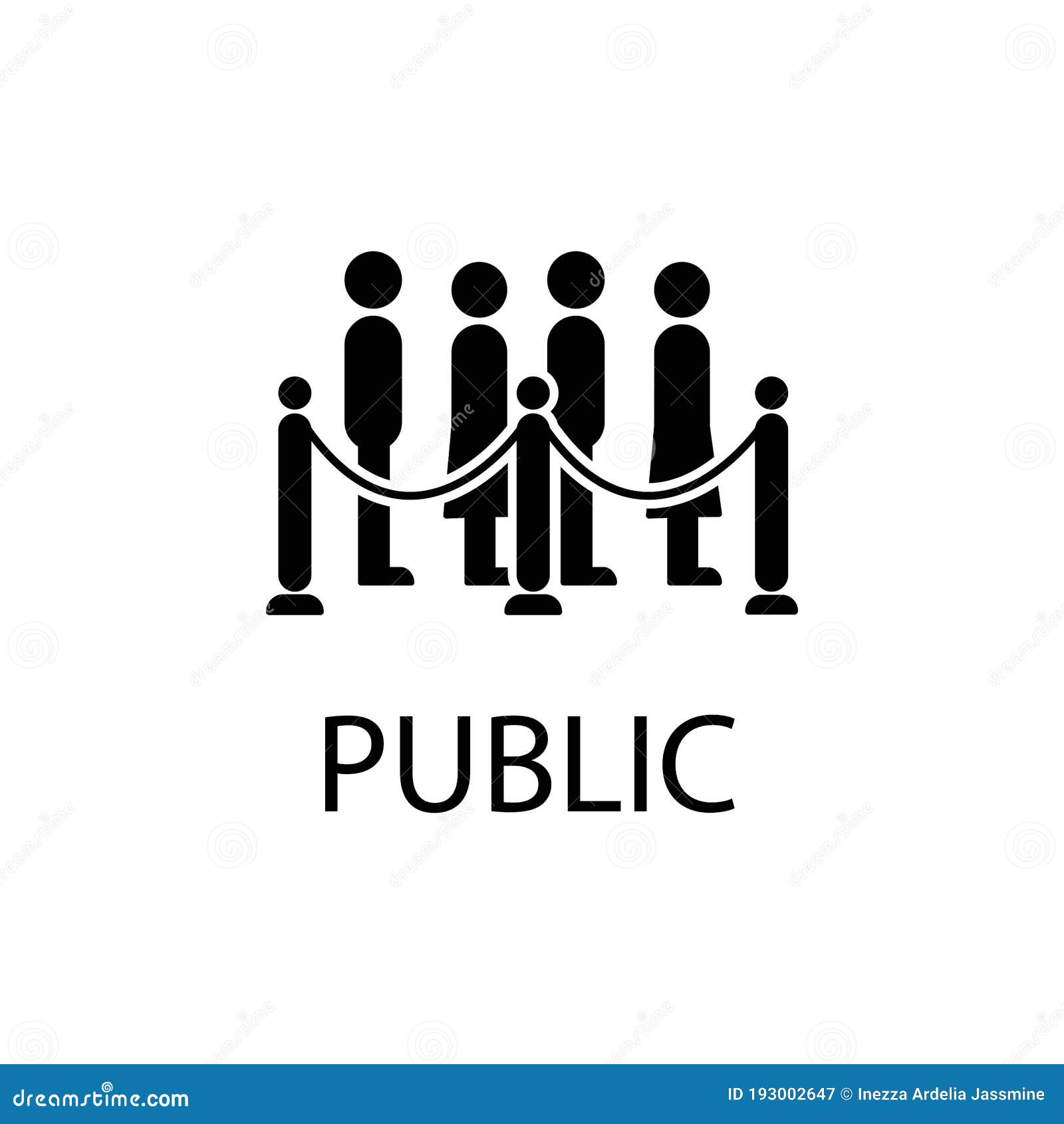 Queue Icon, Symbol Line Design Template Stock Vector - Illustration of ...