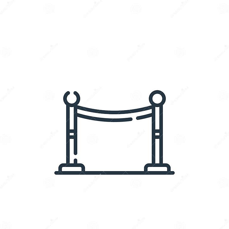 Queue Icon Vector from Event Concept. Thin Line Illustration of Queue ...