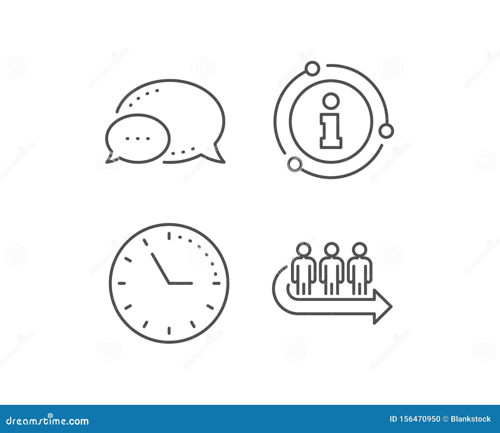 Queue Line Icon. People Waiting Sign. Vector Stock Vector ...