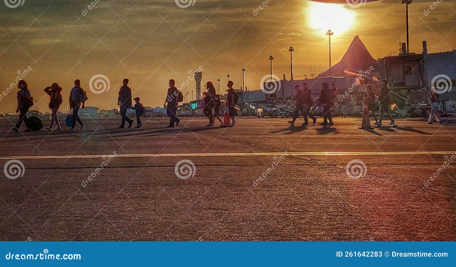 Queue People Alirport in the Morning Editorial Stock Photo - Image of ...