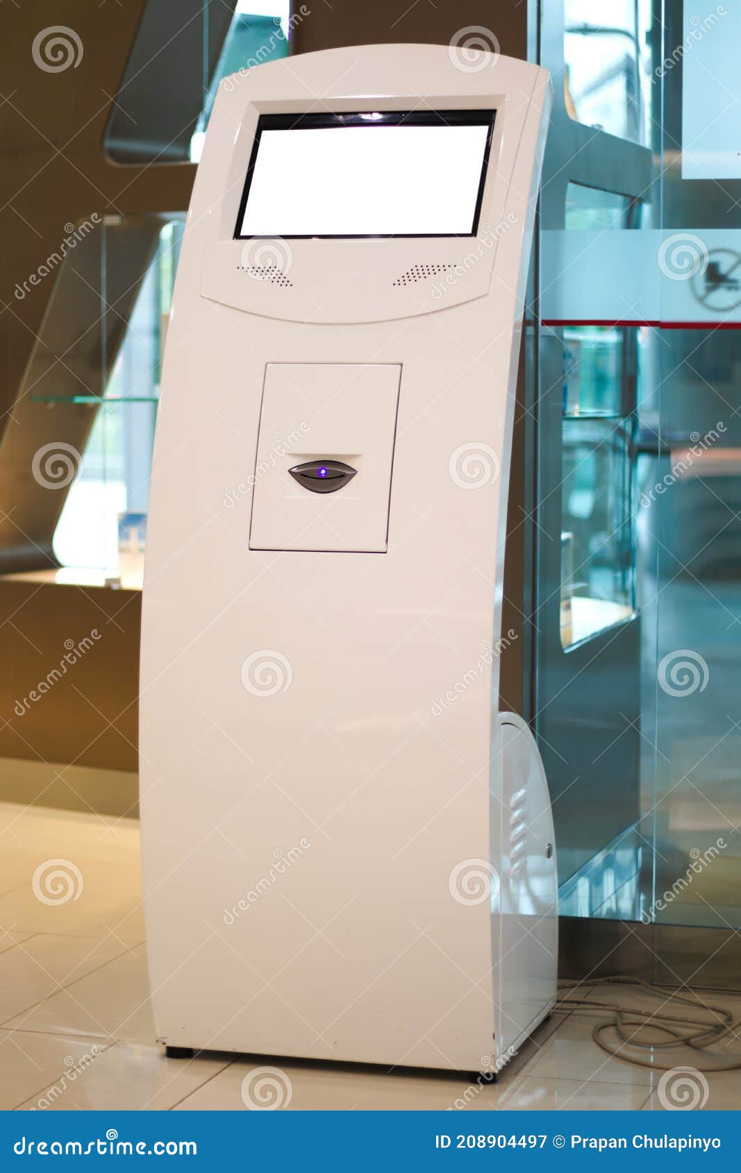 Queue ticket machine stock image. Image of arrangement - 208904497