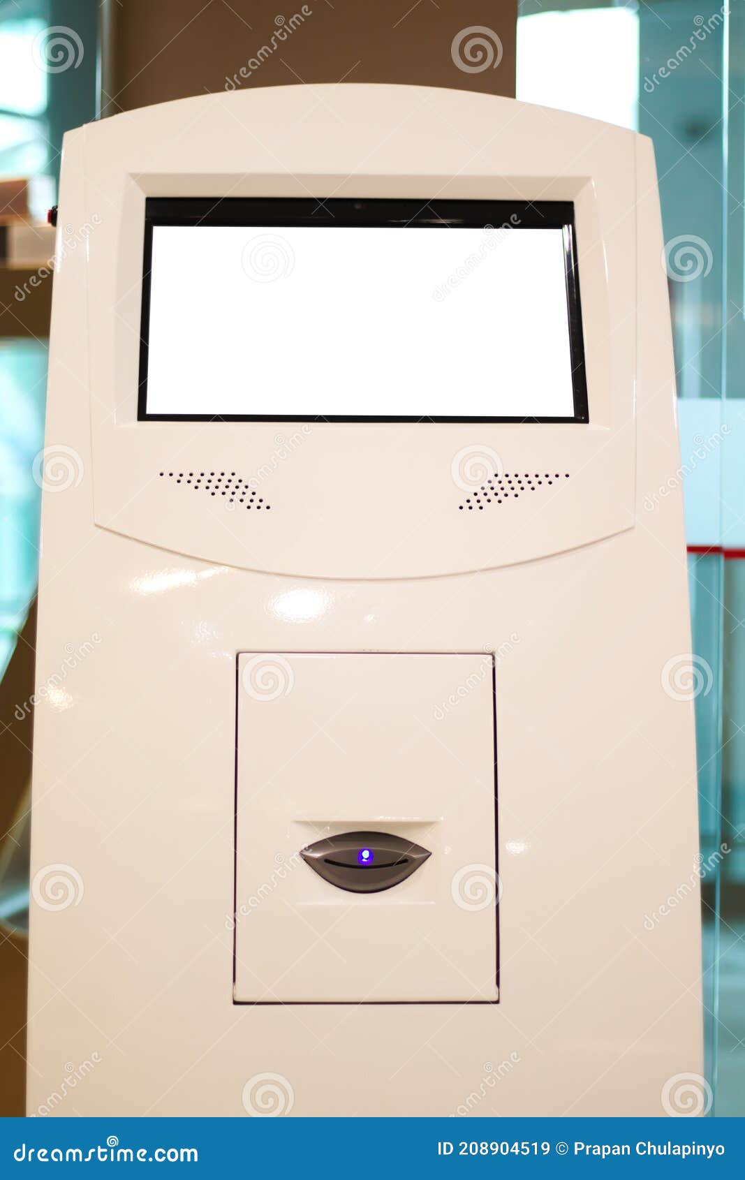 Queue ticket machine stock image. Image of turn, queue - 208904519