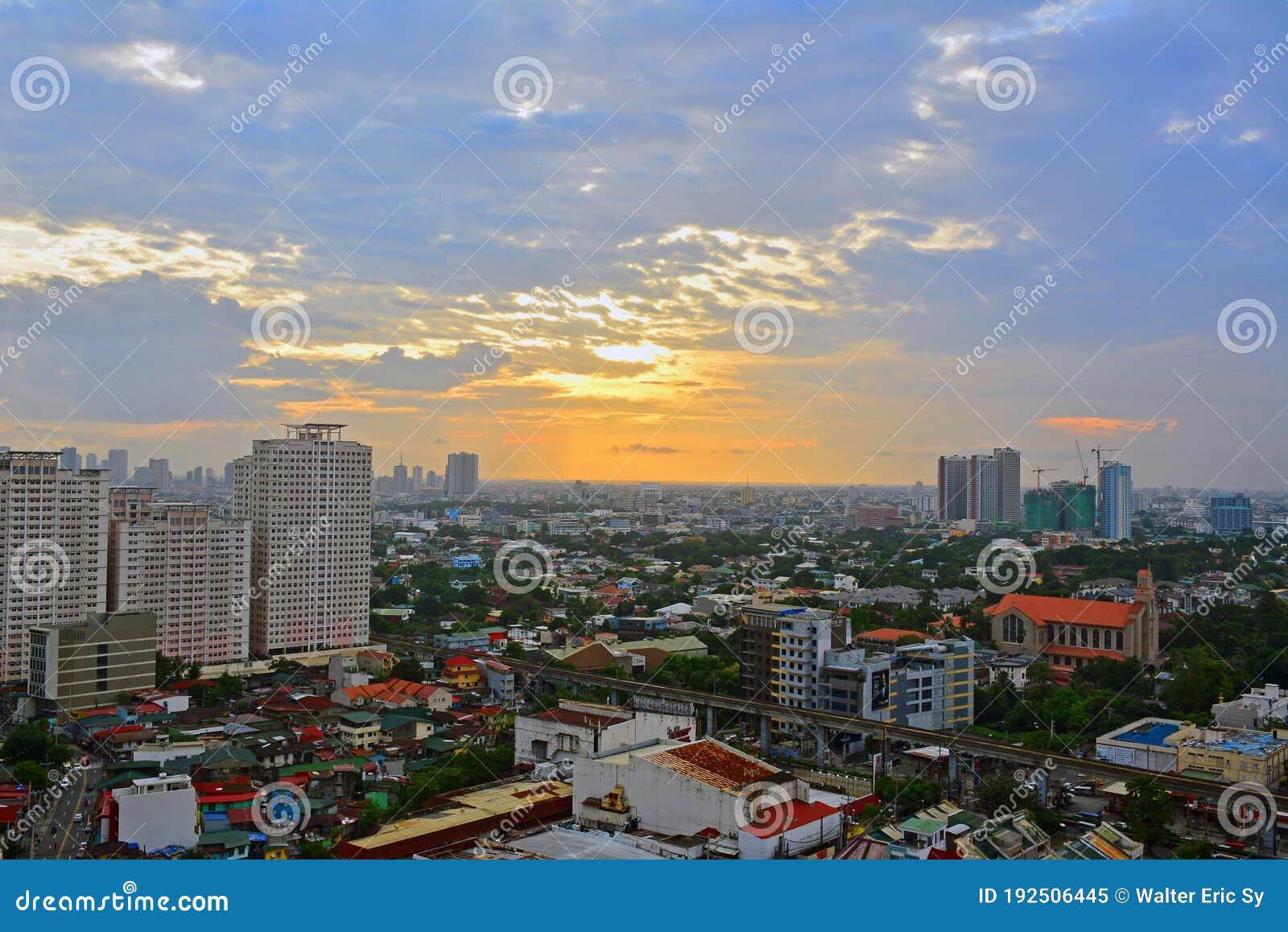Quezon City Overview in Philippines Editorial Image - Image of view ...