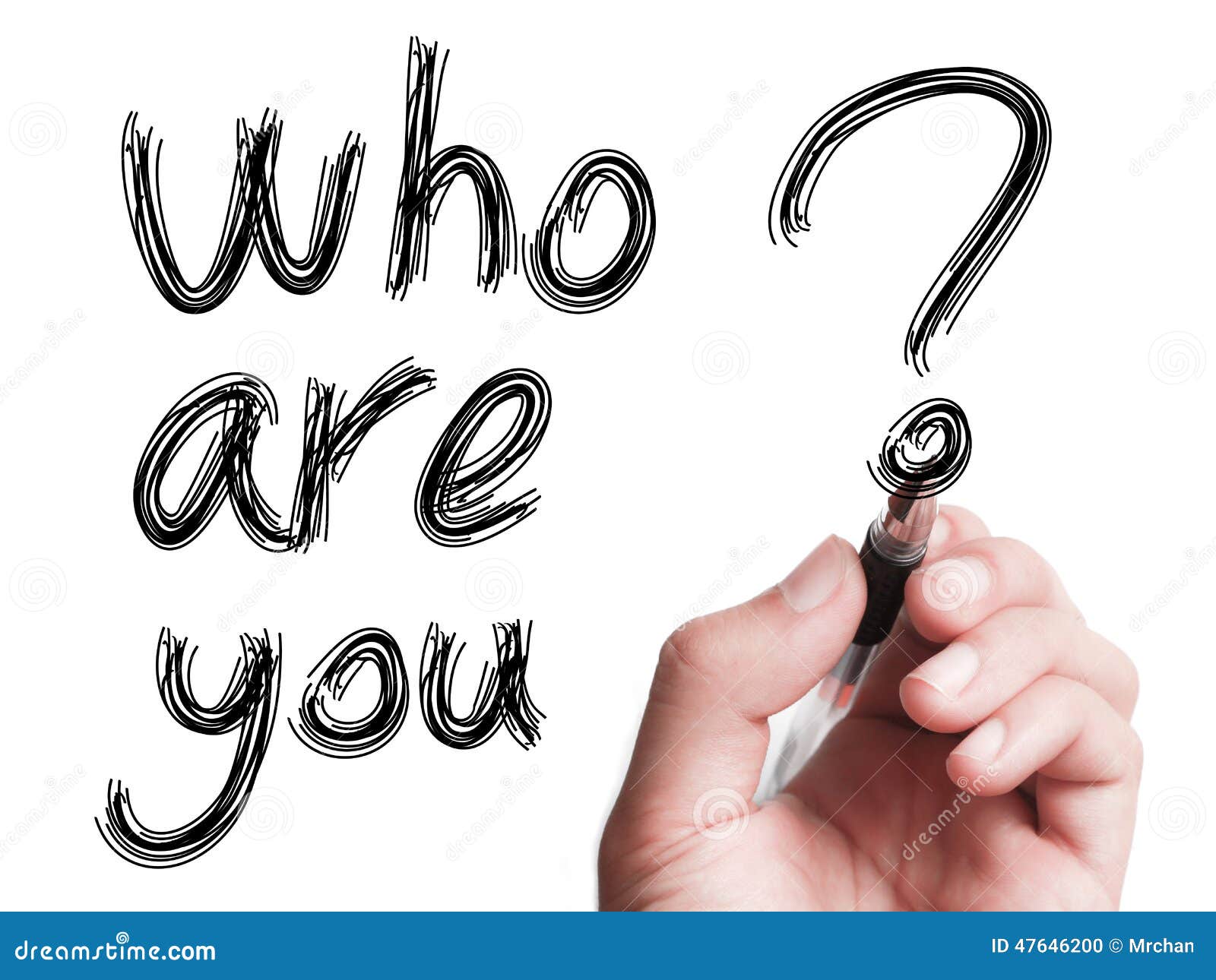 Qui sont vous illustration stock. Illustration du soyez - 47646200