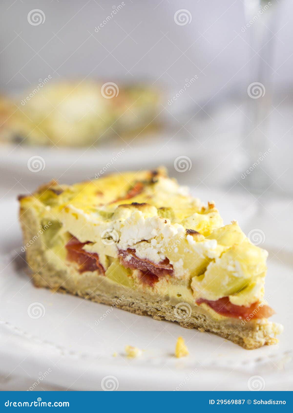 Quiche stock image. Image of tartlet, vegetarian, healthy - 29569887