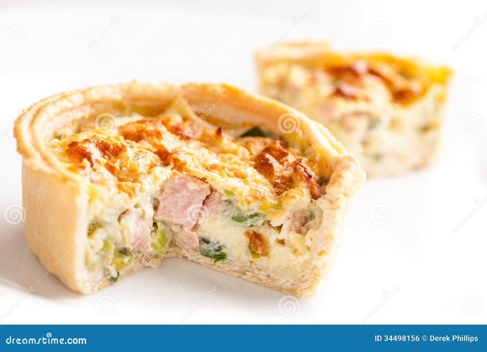 Quiche foto de archivo. Imagen de alimento, marrón, almuerzo - 34498156