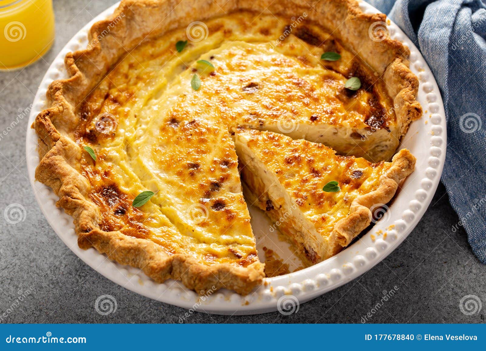 Quiche Stock Photo | CartoonDealer.com #85442106