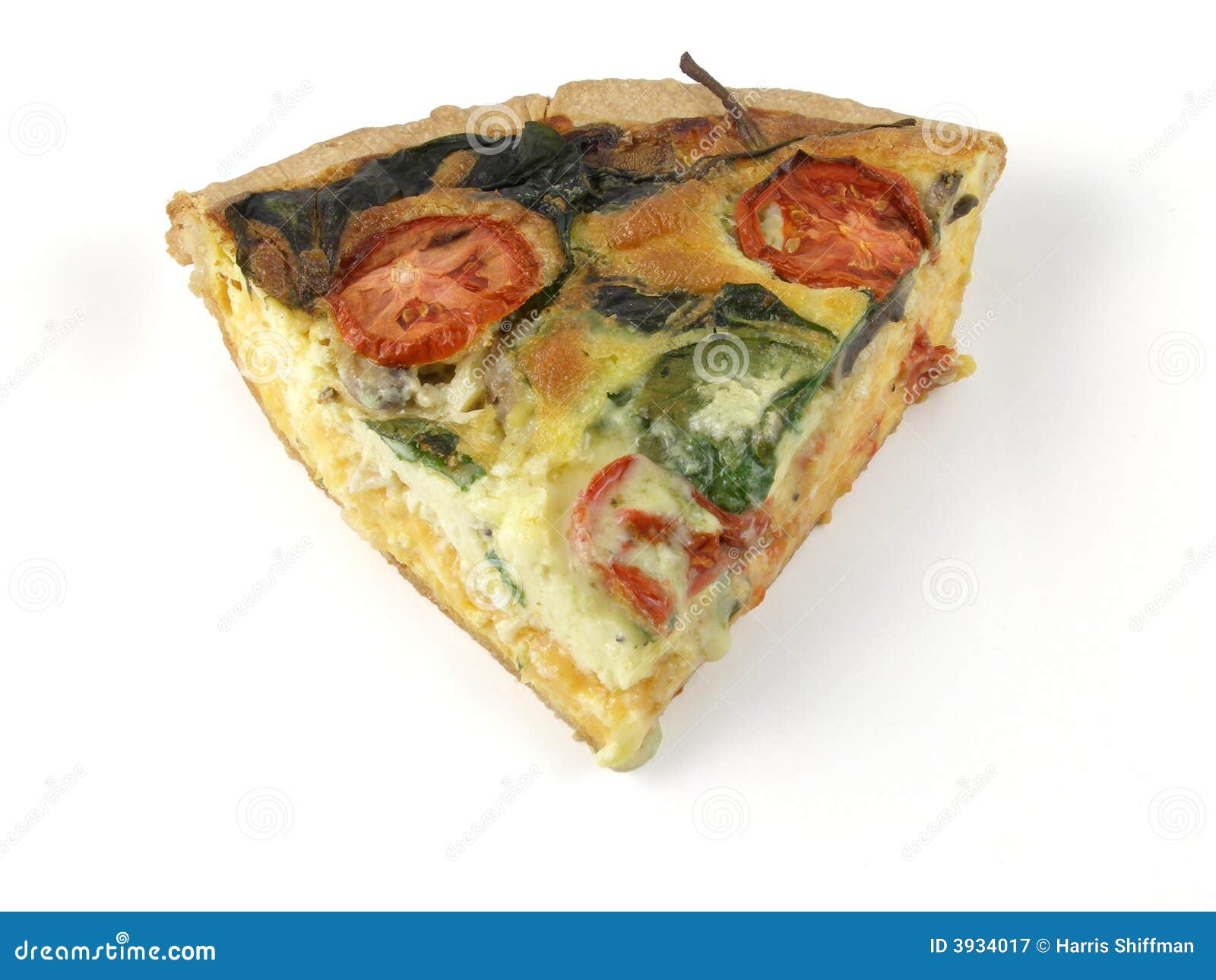 Quiche slice stock image. Image of spinach, dinner, portion - 3934017