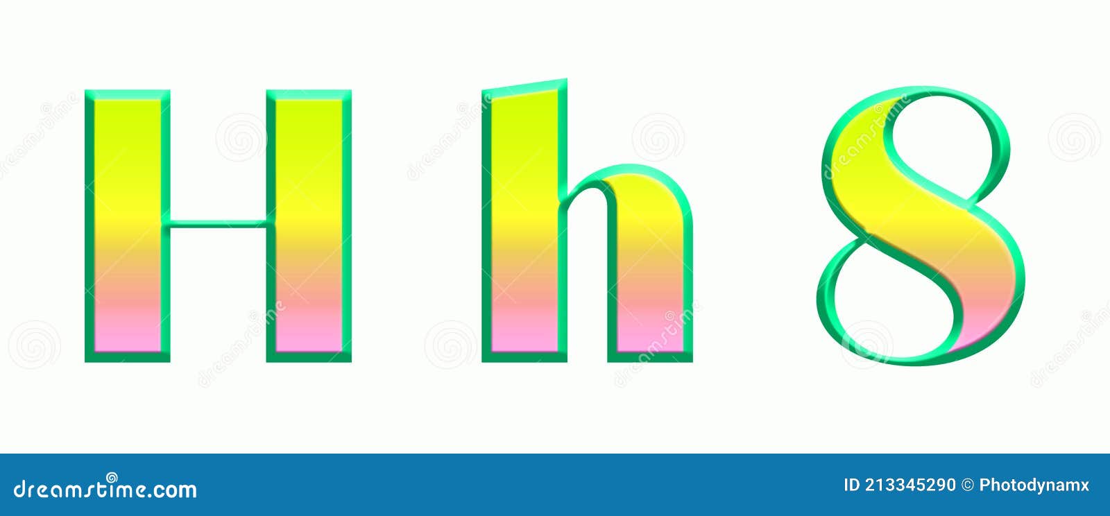 Quiche Font Fonts Gradient Sans Serif Alphabet Letters Calligraphy ...