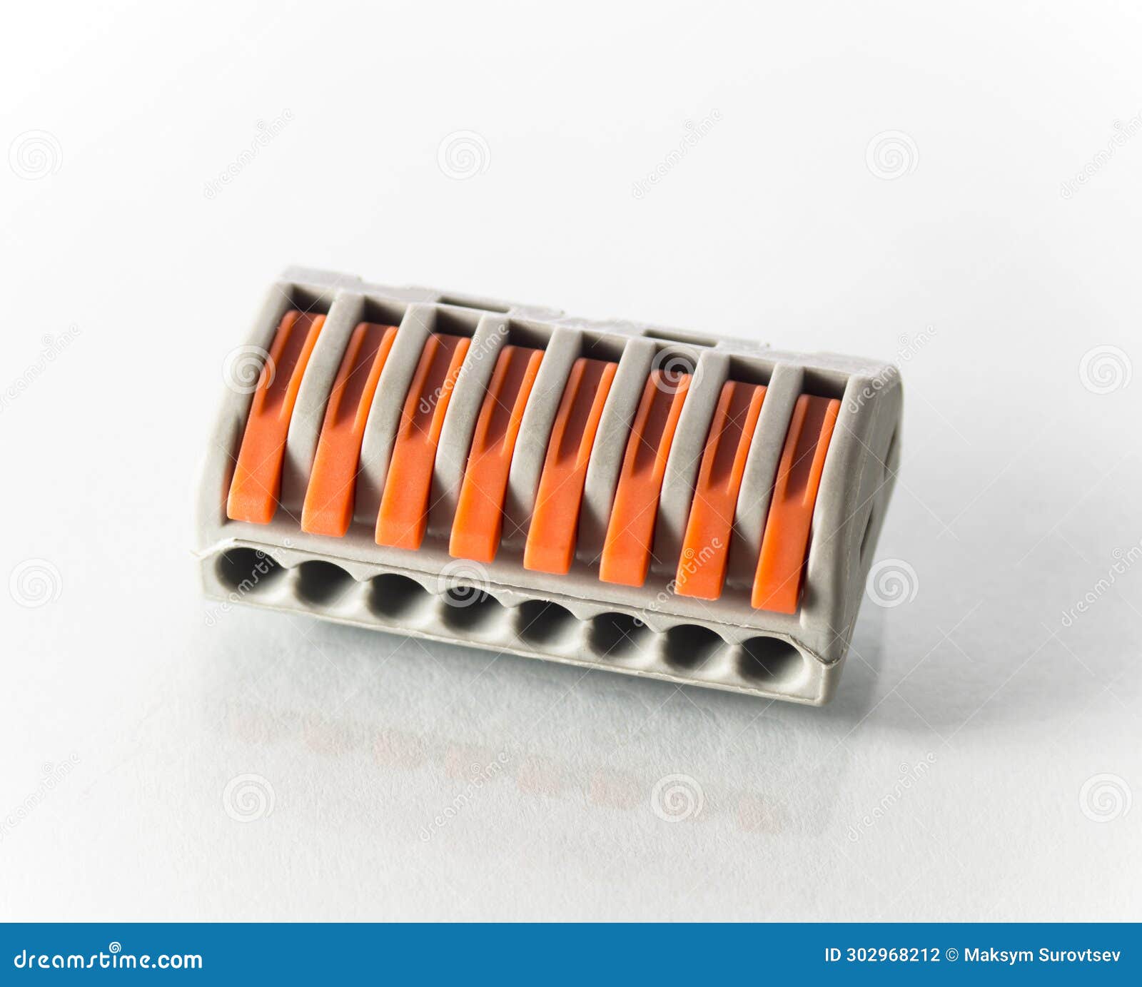 Quick Connect Terminal Wago Stock Photo - Image of connectors, cable ...