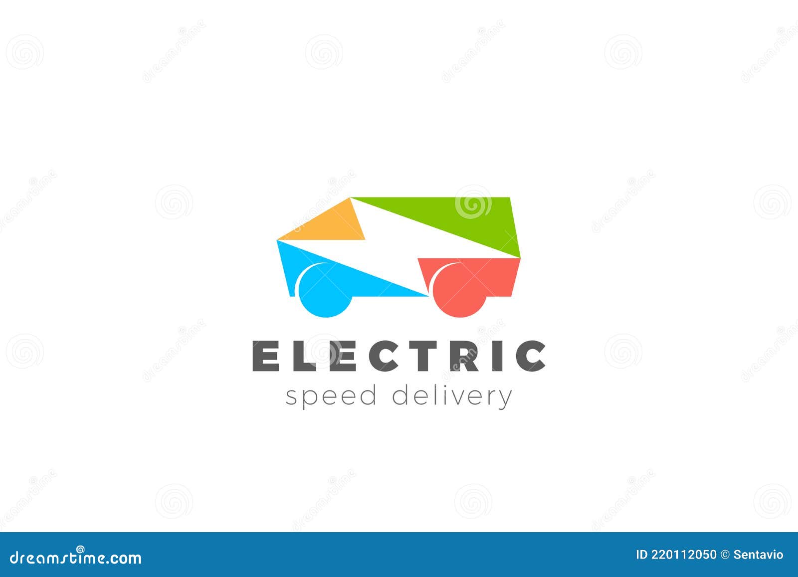 Quick Delivery Speed Electric Car Logo Design Vector Template Stock ...