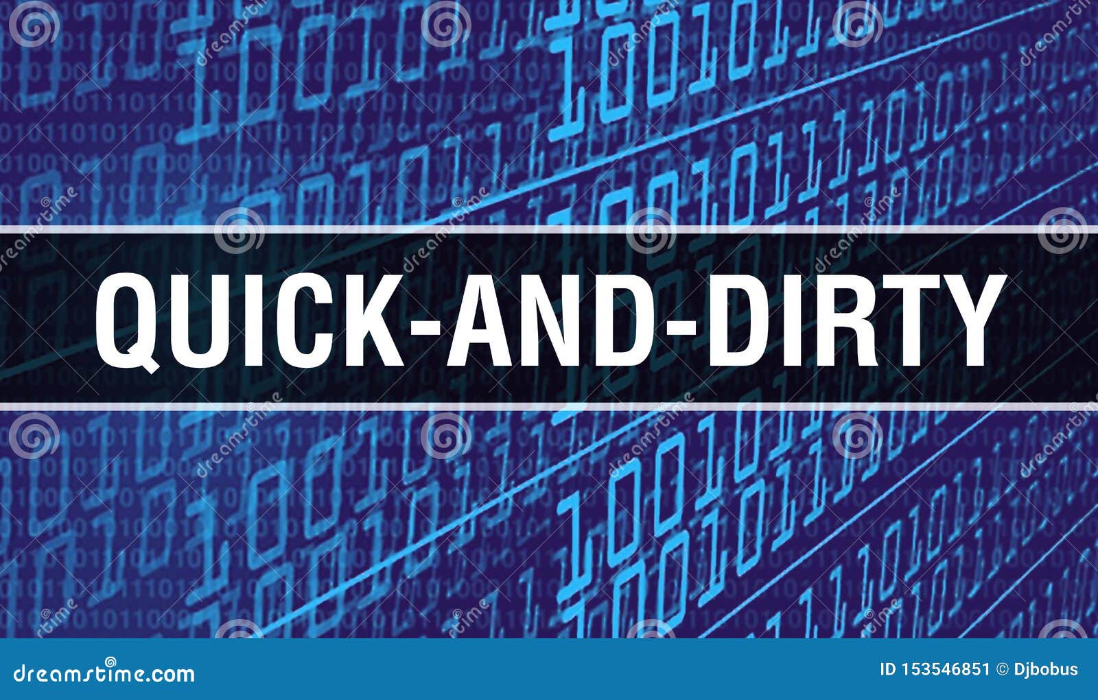 Quick-and-dirty with Binary Code Digital Technology Background ...