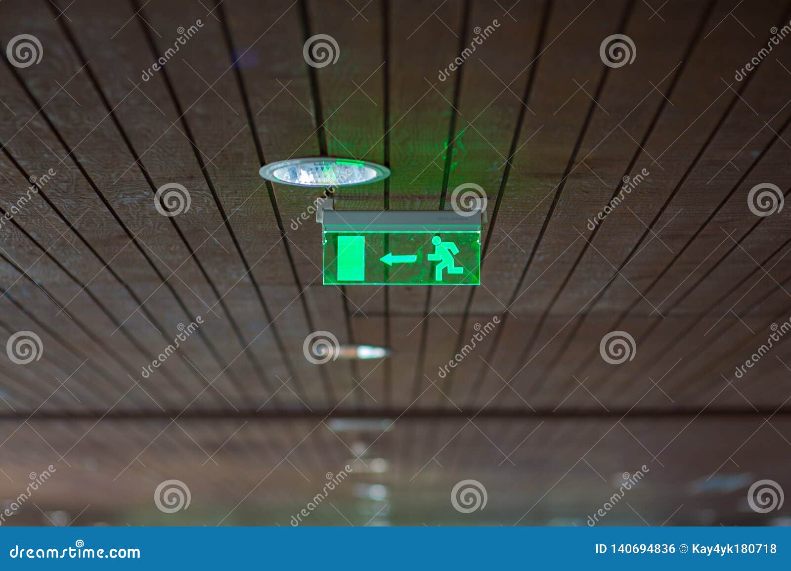 Quick Exit from the Building, Exit Sign Stock Photo - Image of exit ...