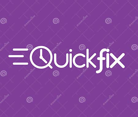 Quick Fix Logo stock vector. Illustration of mobile, adjustment - 81262729