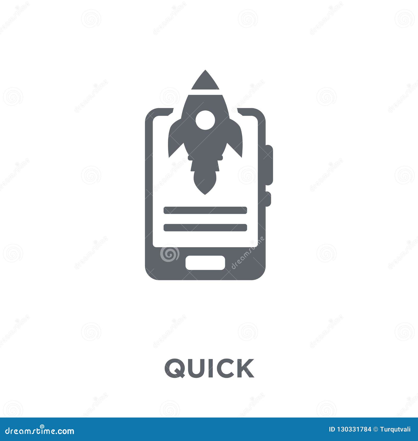 Quick Icon from Collection. Stock Vector - Illustration of competition ...