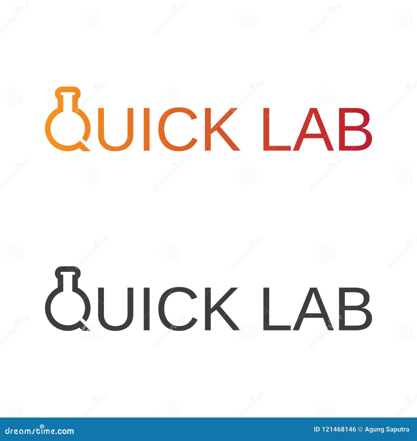 Quick Lab Logo Innovation with Letter Q Vector Design Template Stock ...