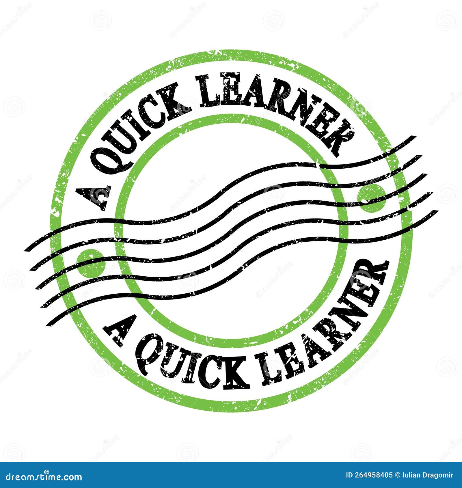 A QUICK LEARNER Text Written On Pink Stamp Sign Royalty-Free Stock ...