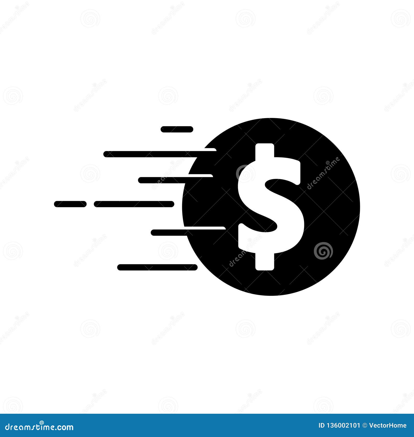 Quick Loan Icon, Vector Illustration Stock Vector - Illustration of ...