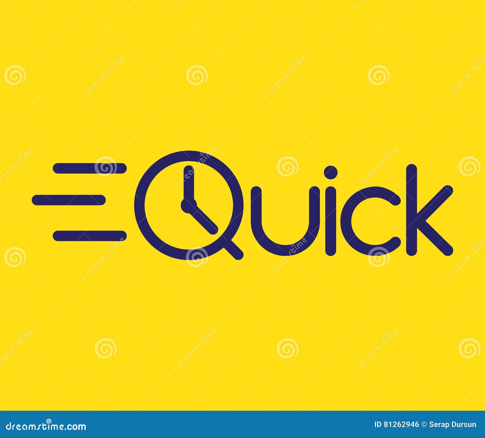 Quick Logo Vector Illustration | CartoonDealer.com #81262640