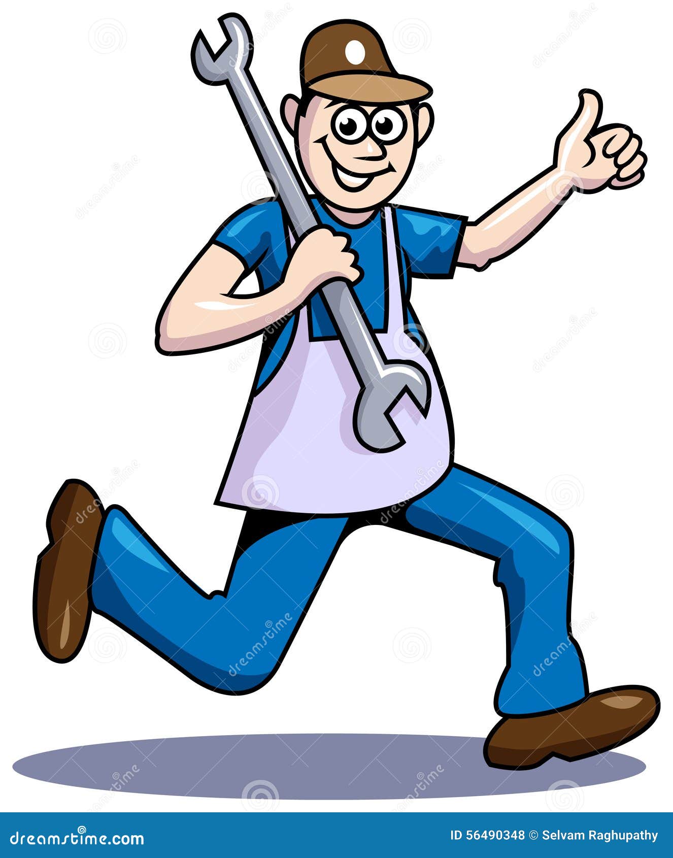 Quick Mechanic Stock Vector - Image: 56490348