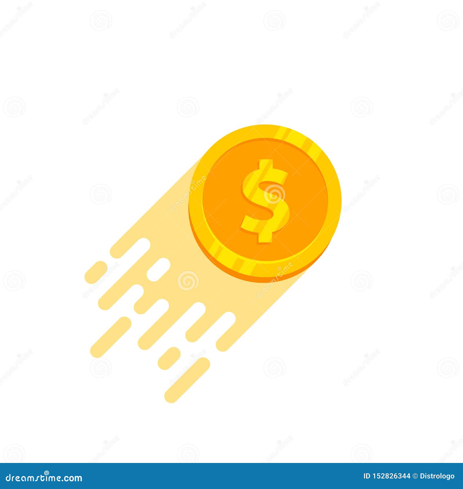 Quick Money Logo Vector Design. Fast Money Icon Illustration Stock ...