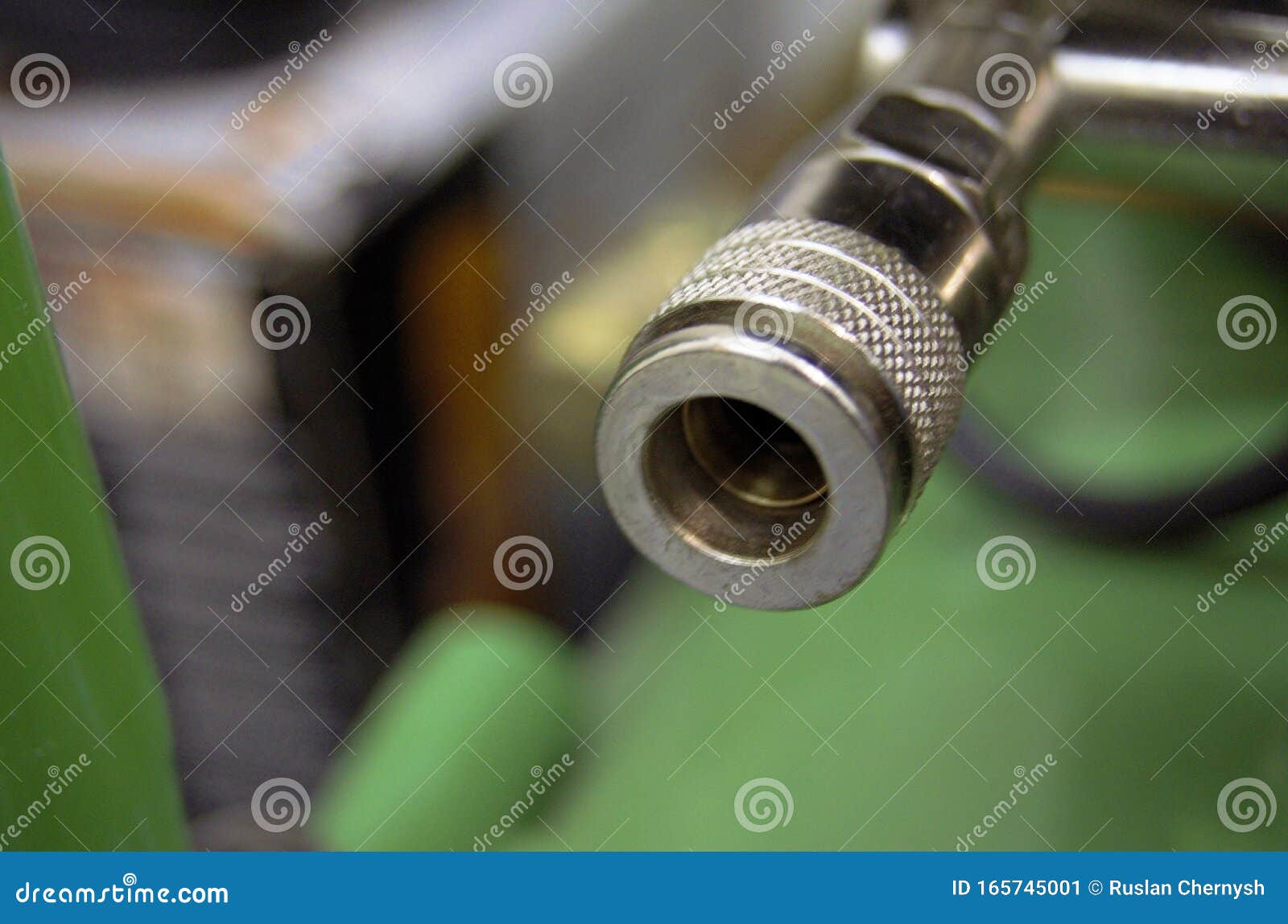 Quick Release Connection for Compressor Stock Image - Image of ...