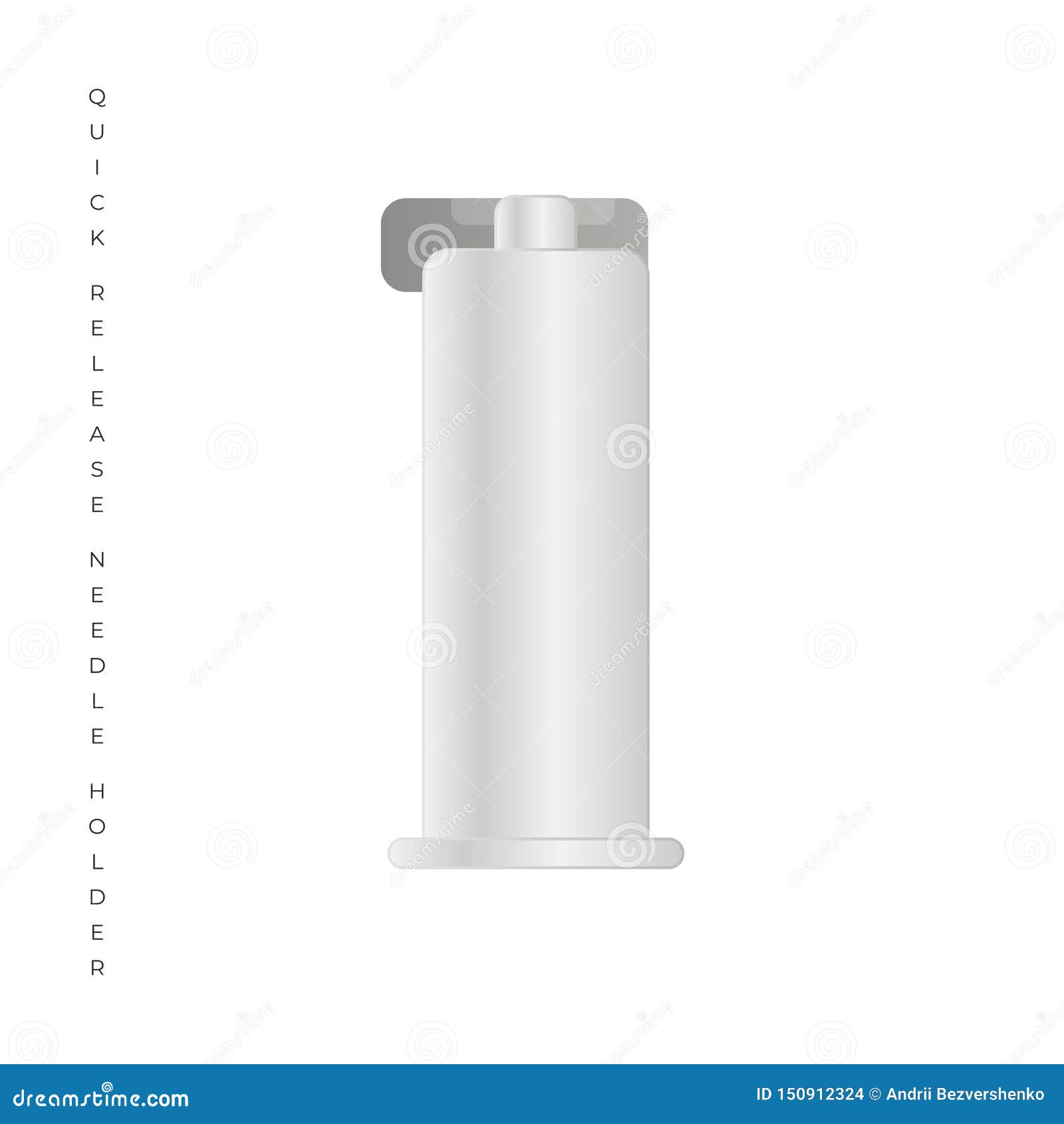 Quick Release Needle Holder Vector Illustration Isolated on White ...