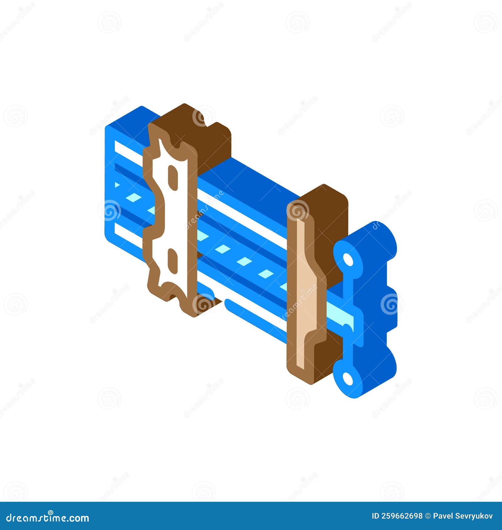 Quick Release Vice Isometric Icon Vector Illustration Stock ...
