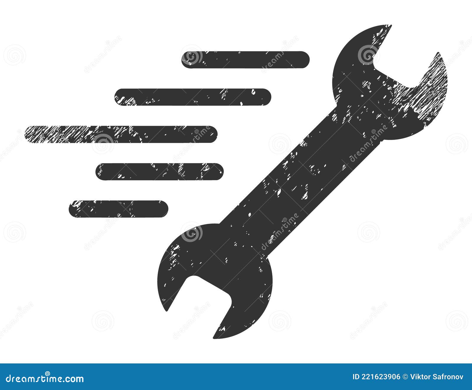 Quick Repair Grunge Icon Image Stock Vector - Illustration of settings ...