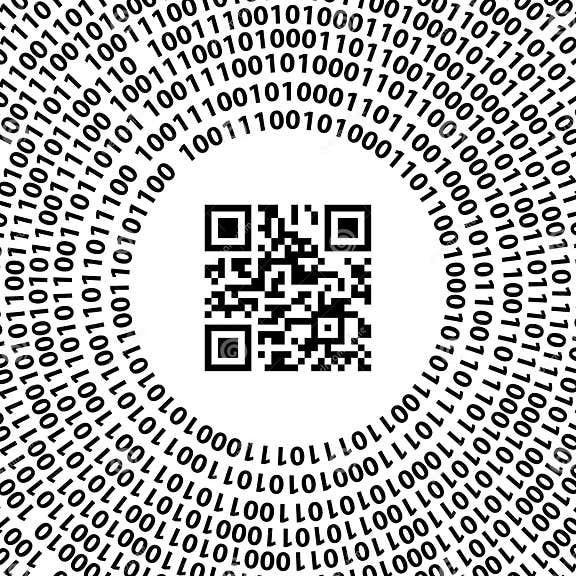 Quick response code stock vector. Illustration of machine - 66063995