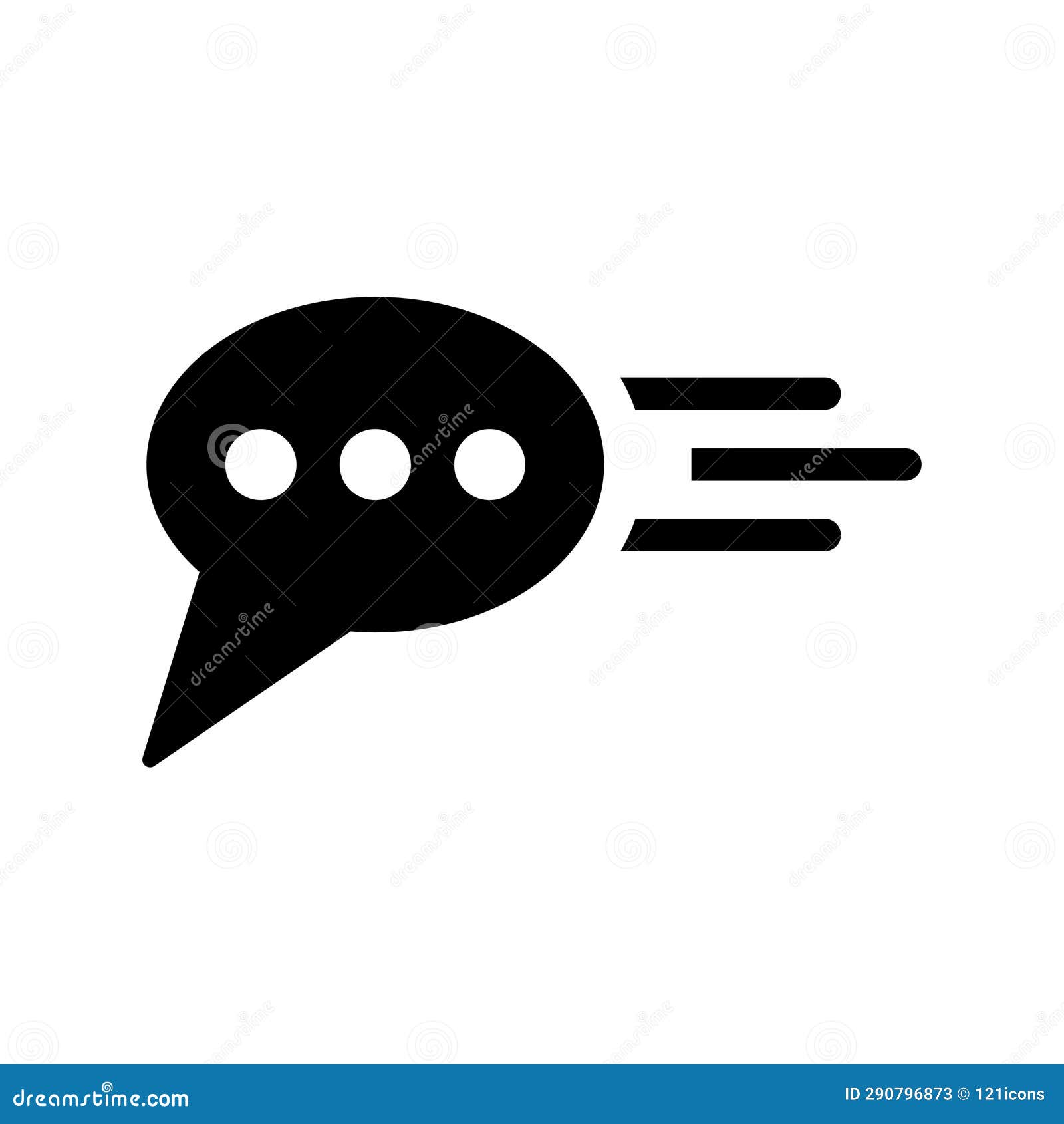 Quick Response icon stock illustration. Illustration of icon - 290796873