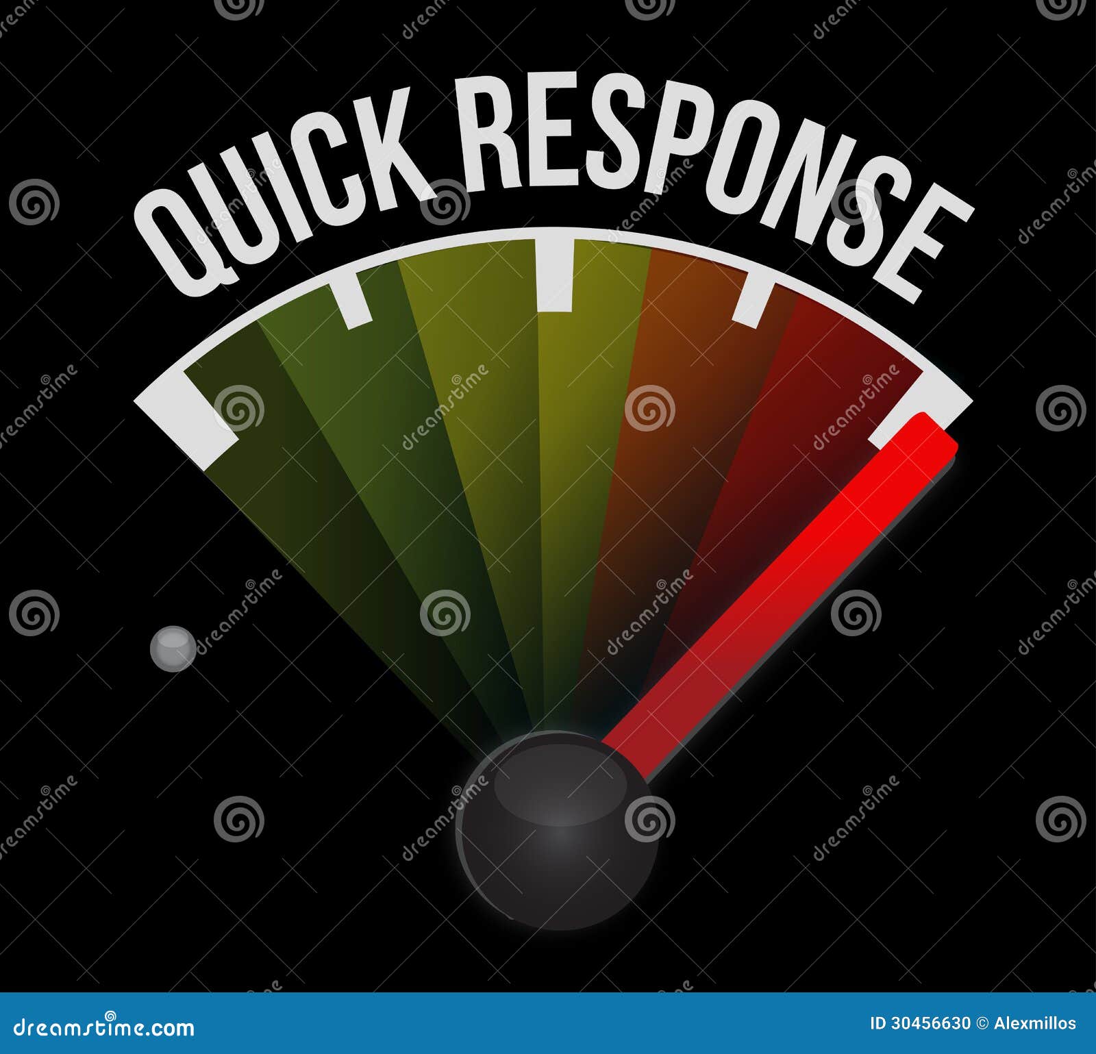 Quick response speedometer stock illustration. Illustration of counter ...