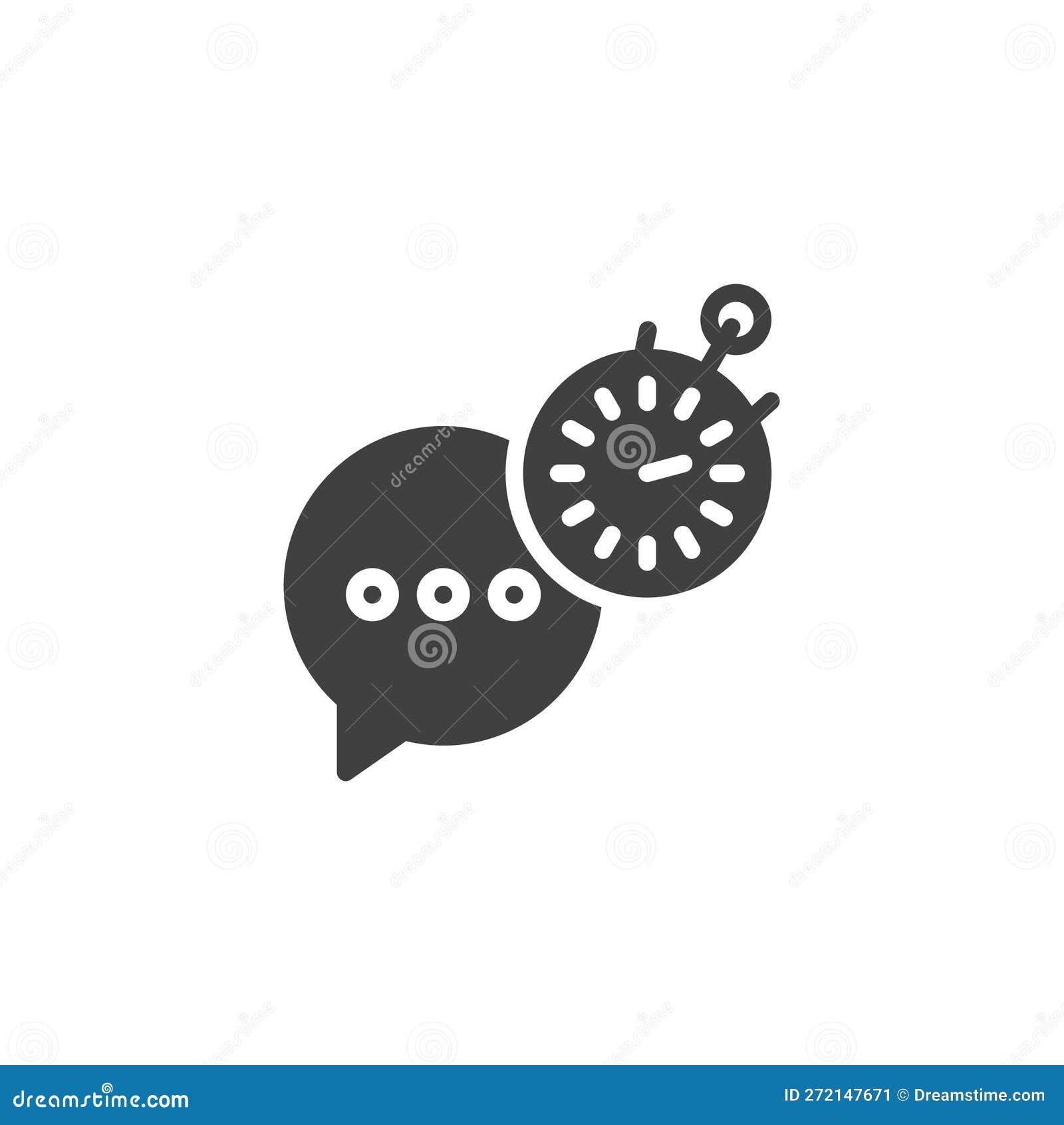 Quick response vector icon stock vector. Illustration of speed - 272147671